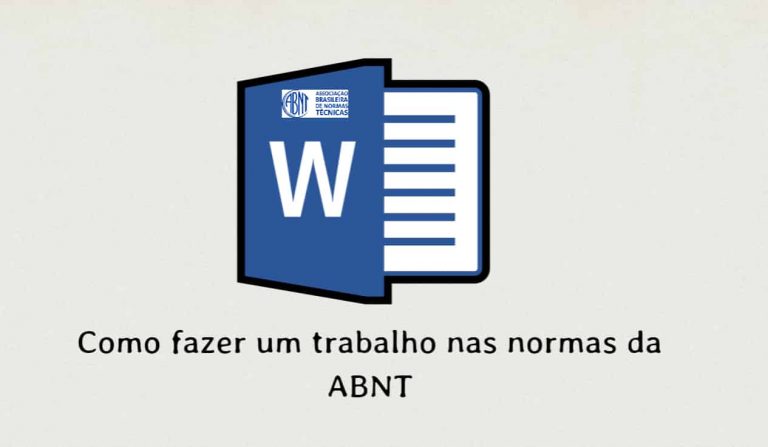 Saiba como fazer um trabalho nas normas da ABNT