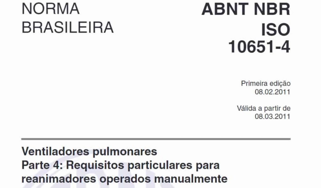 【Norma Técnica】Código - ABNT NBR ISO 10651-4:2011