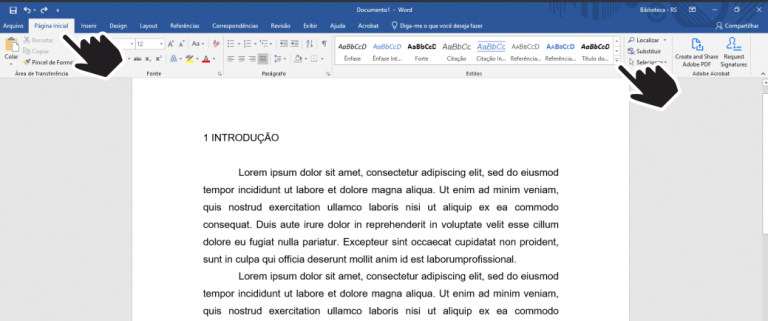 Passo a passo como inserir o sumário automático no Word