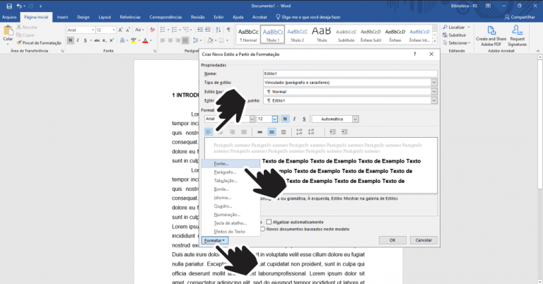 Passo a passo como inserir o sumário automático no Word