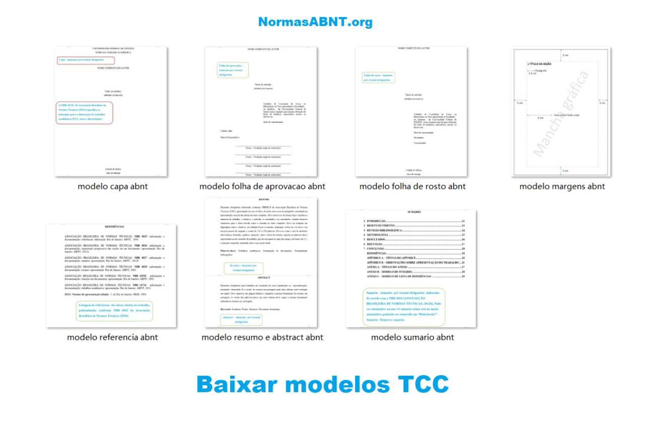 Baixar Modelos TCC Teses E Disserta es Normas ABNT 