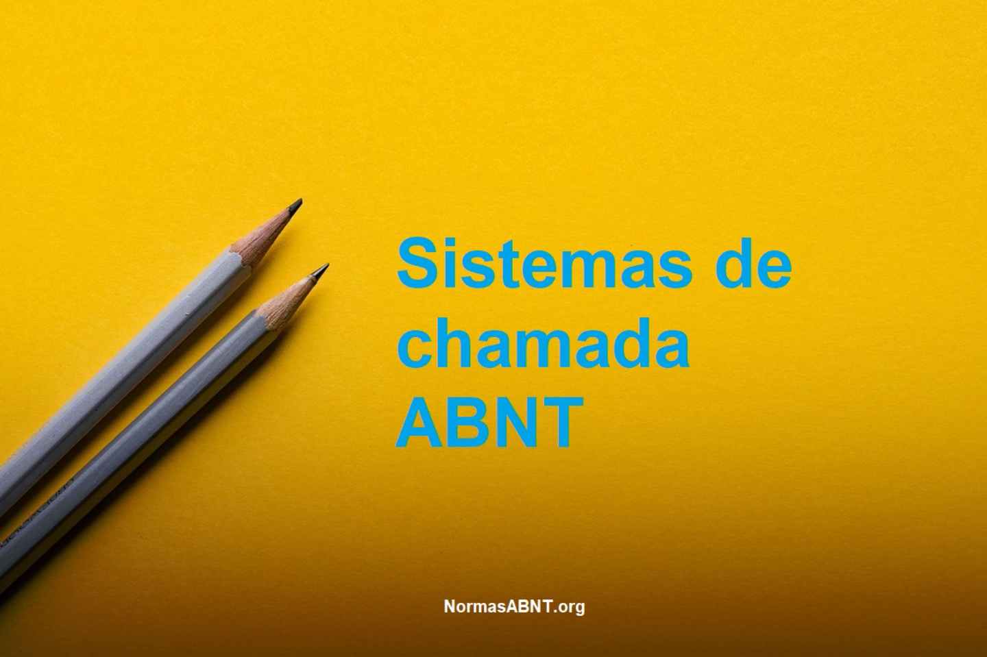 Saiba tudo sobre sistemas de chamada ABNT